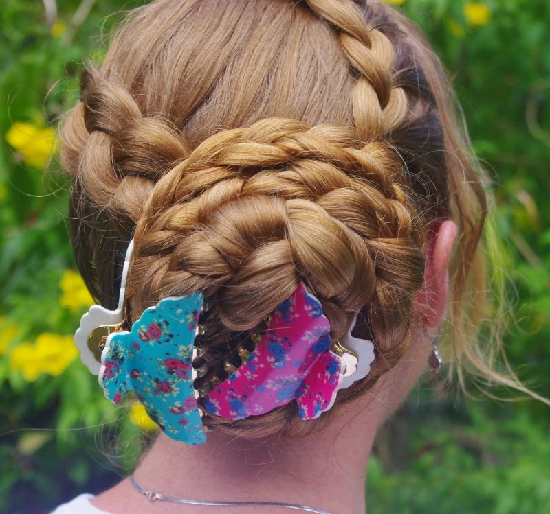 Braids & Hairstyles for Super Long Hair: Dutch & Lace Braid Combo~ my ...