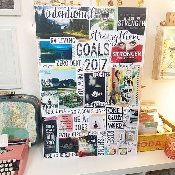 Crea tu propio "VISION BOARD"