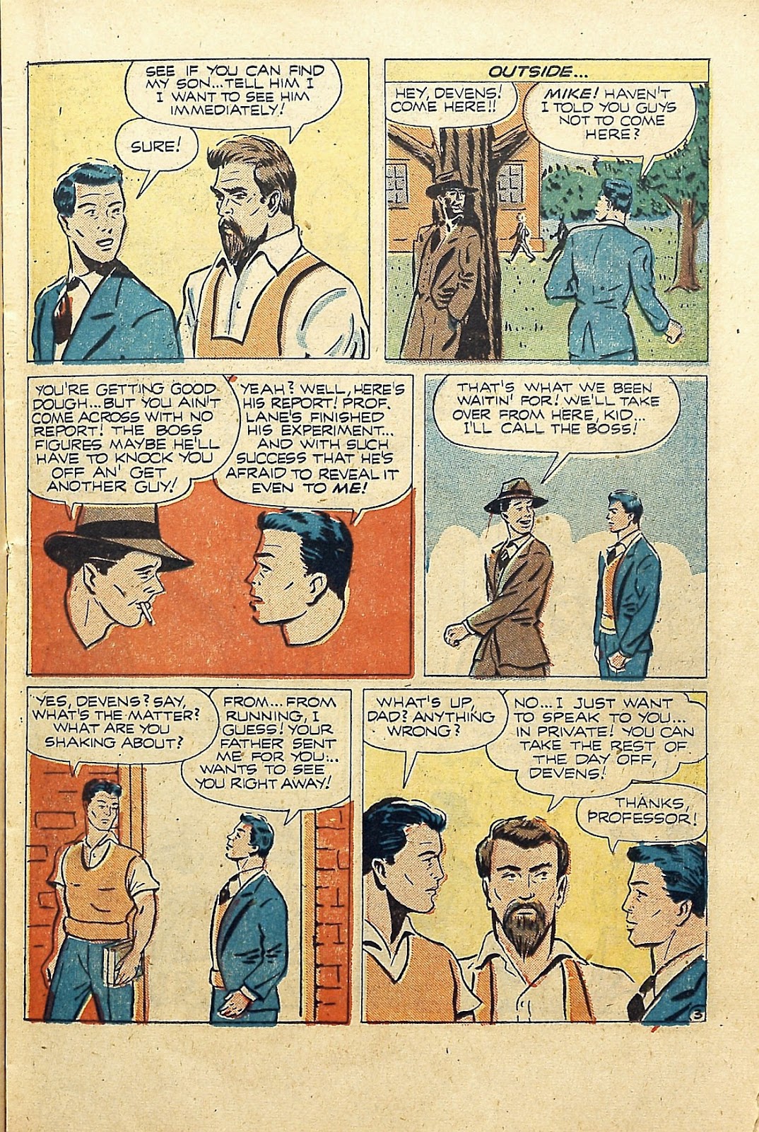 Four-Color Shadows: The Atom Wizard-XVenture-1947