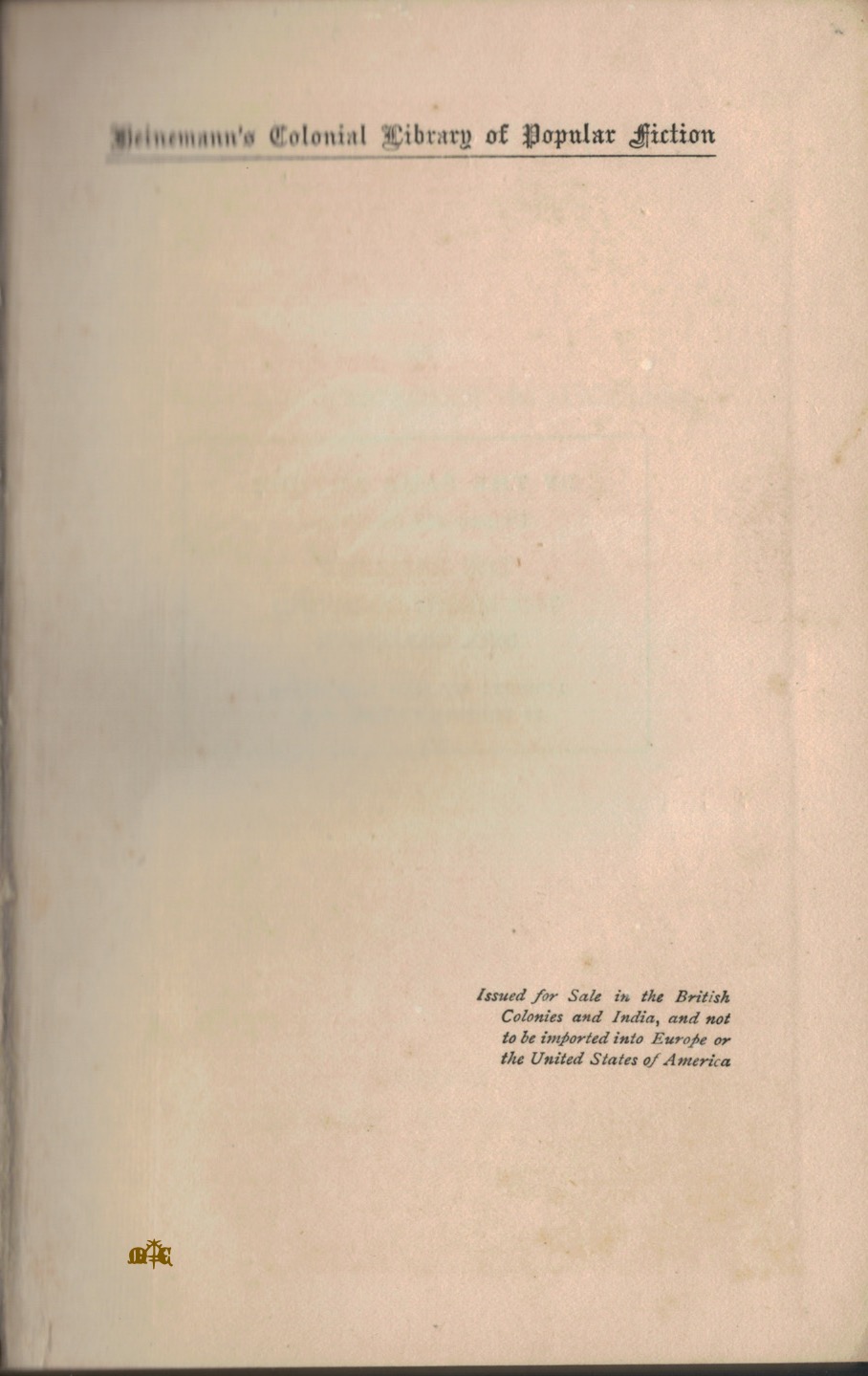 The Magician (1908) – The Colonial Edition