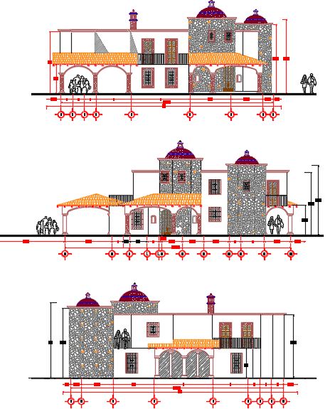 extraordinary islamic house Dwg Free Download - Architecture Design ...