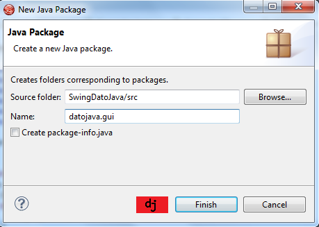 Dato Java: Tutorial de Aplicación Java Swing. Ejemplo simple y sencillo.