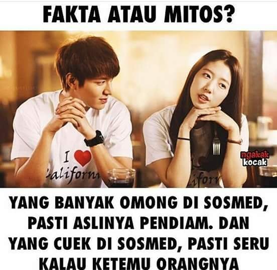 10 Meme 'Fakta Media Sosial' Ini Berfaedah Banget Buat Anak Zaman Now ...