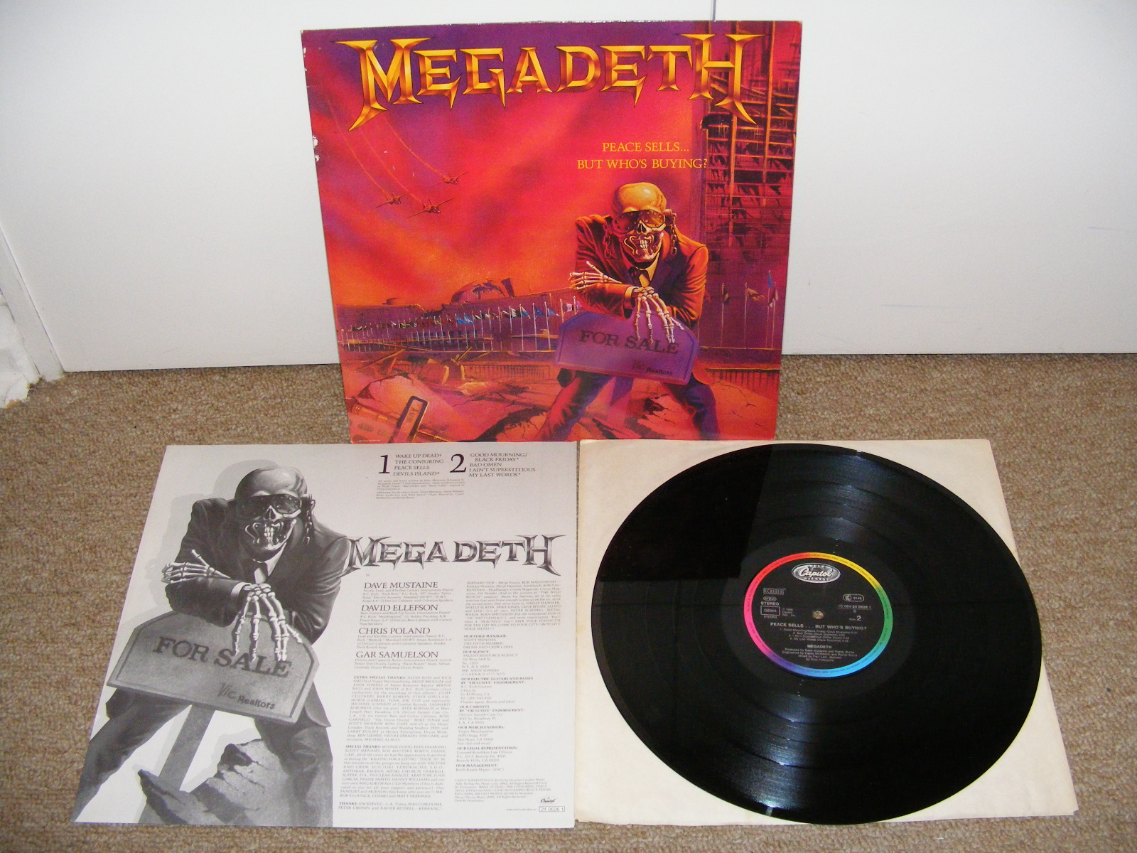 Vinilos / Vinyl: Megadeth - Peace Sells... But Who's Buying?