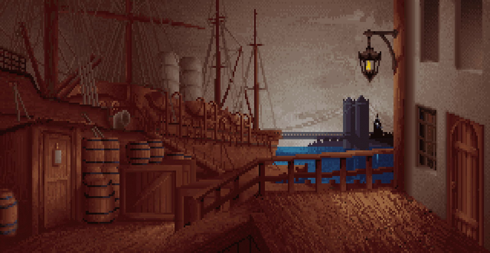 304: Atmospheric perspective in adventure game scenery