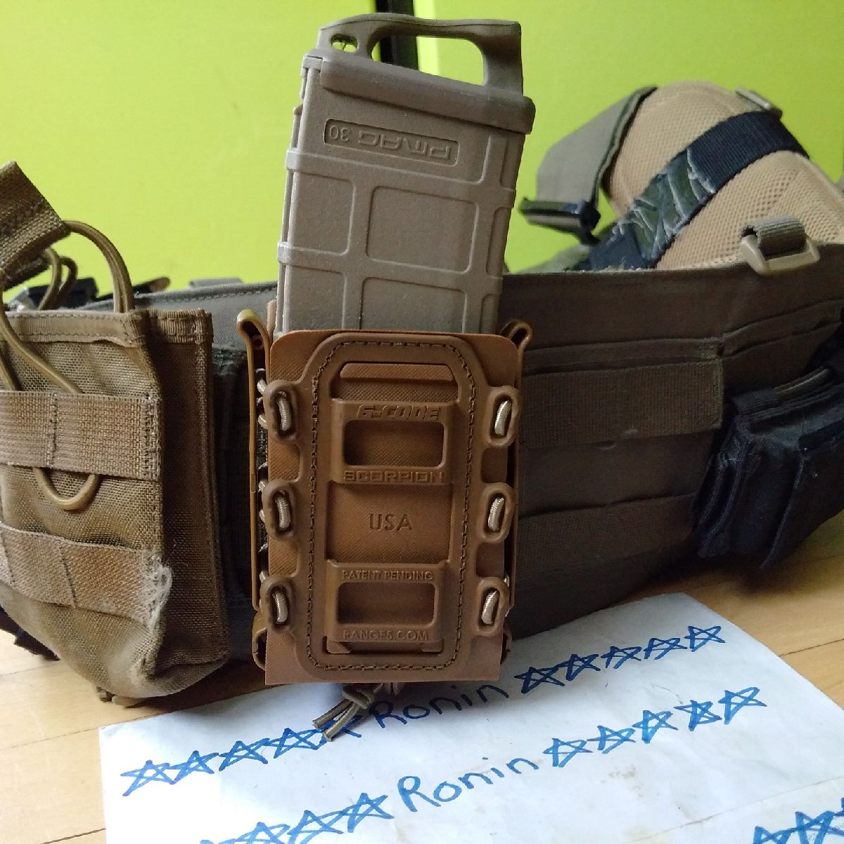 Ronin Tactical's New Site: G-CODE Soft Shell Scorpion Rifle Mag Carrier