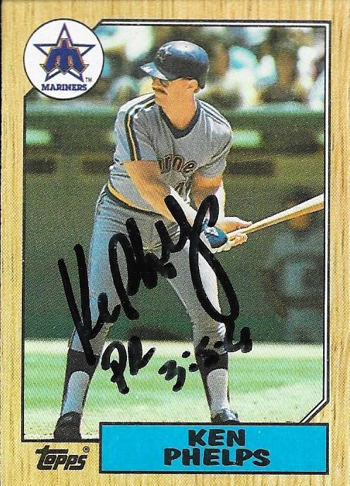 foul bunt: TTM Success - Ken Phelps