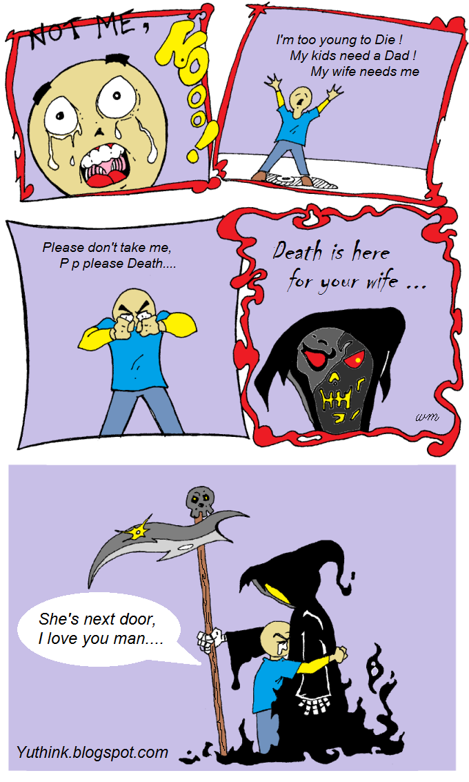 My Wife, funny Joke death