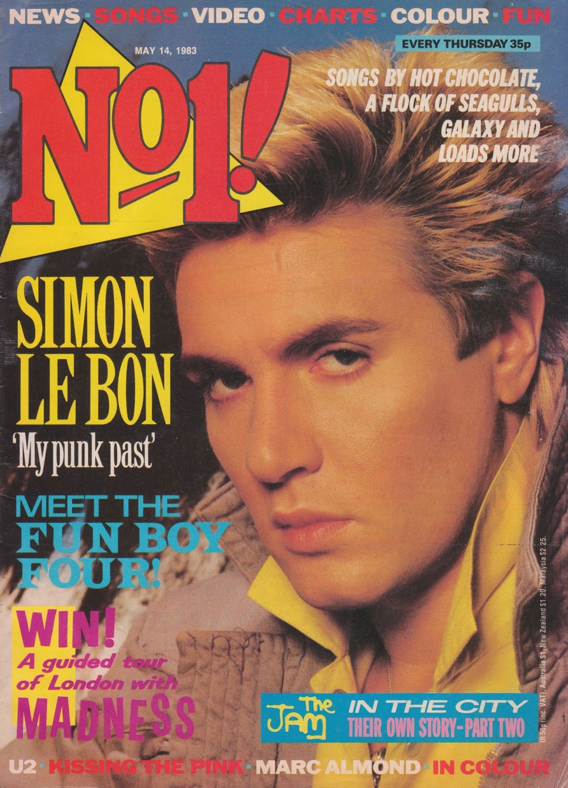 Top Of The Pop Culture 80s: Duran Duran Number One Magazine 1983