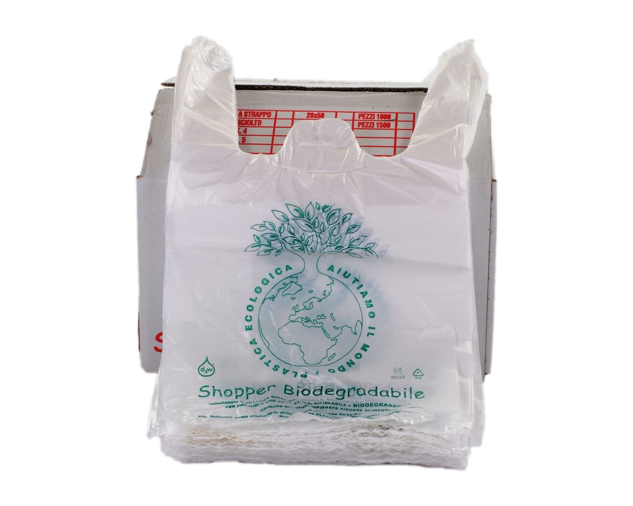 Sacchetti e Shopper Biodegradabili Compostabili: Il sacchetto ...