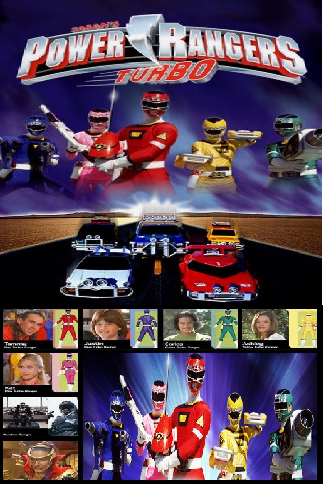 megadiscovirtual: Power Rangers Turbo completo 45 episódios