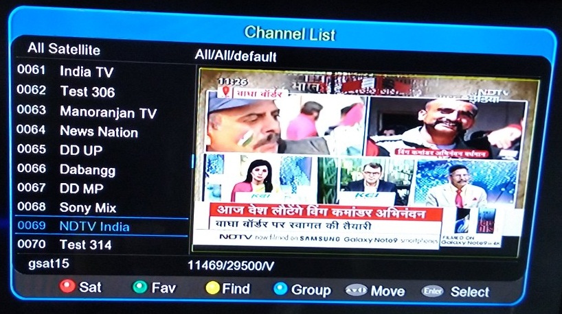 NDTV India Hindi News is available on Channel Number 49 | FreeDish