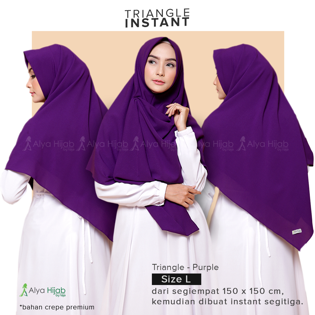 Model Jilbab Segitiga Instan