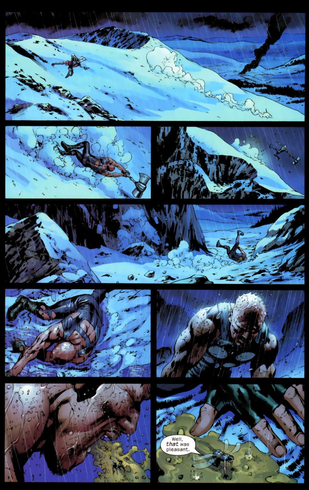 Comic Book WAM: Wasp covered in slime