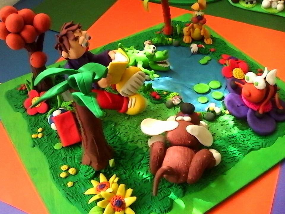 ARTES JAVIER MALES : ARTE CON PLASTILINA