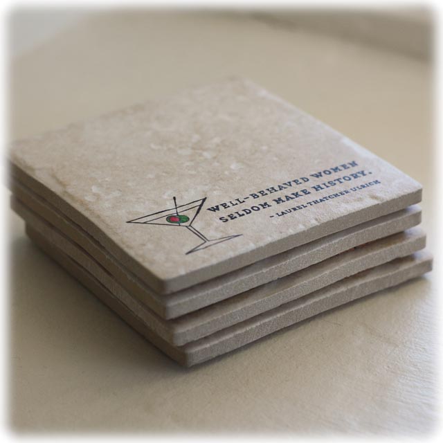 Avidly Stamping: Wild Women Italian Tile Coasters