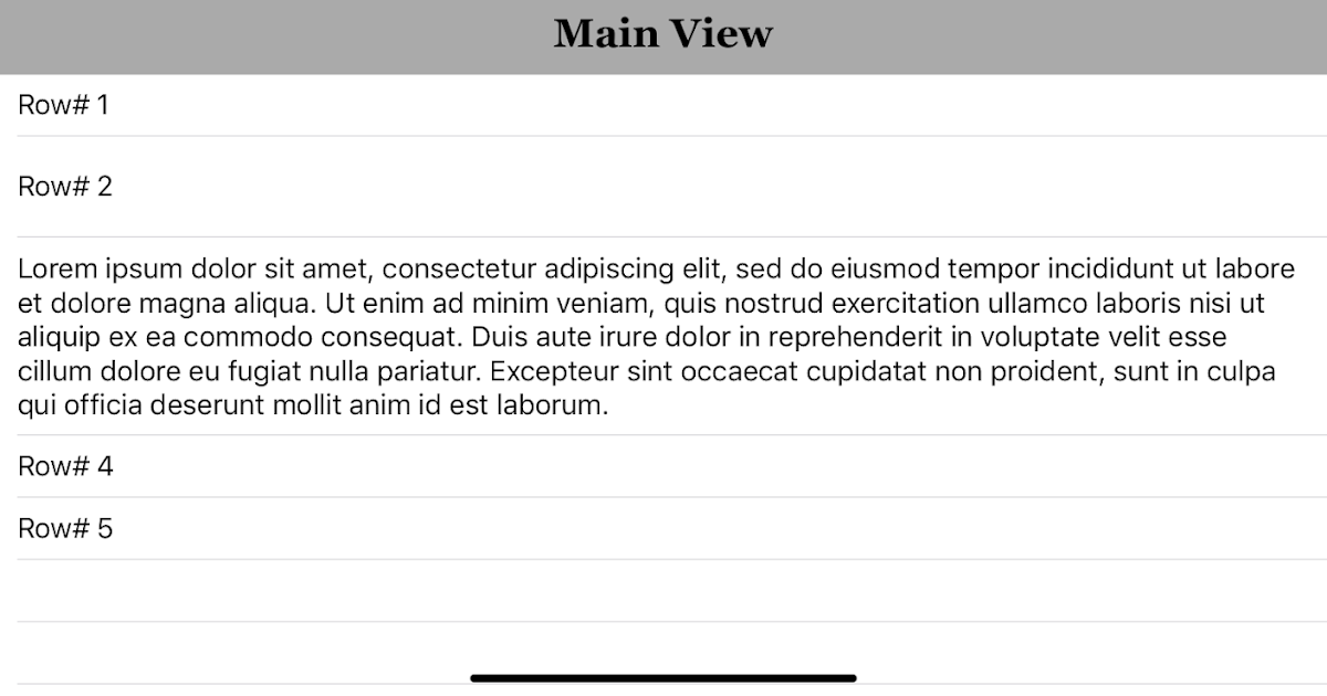 Programmers Sample Guide Ios Swift Adjust Table View Cells Height To Fit Contents