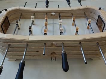 Wood Project: Wood Foosball Table ~ Woodworking project