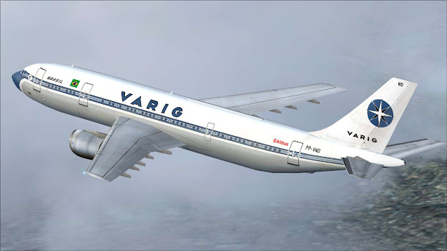 Texturas Brasileiras: Varig PP-VND Airbus A300-B4-203
