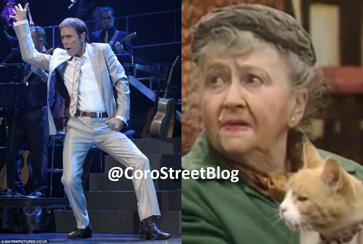 Coronation Street Blog: Cliff Richard reveals he owes his figure to ... Coronation Street Blog: Cliff Richard reveals he owes his figure to ...