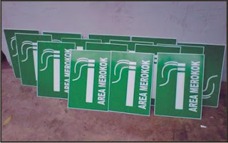 Rambu area merokok - Smoking area