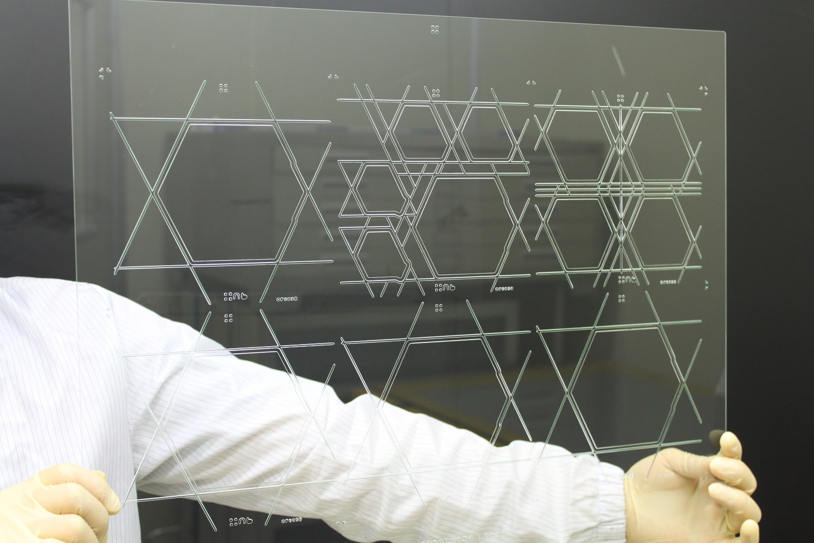 Etching Glass by HanaAMT: Encap glass for OLED Lighting