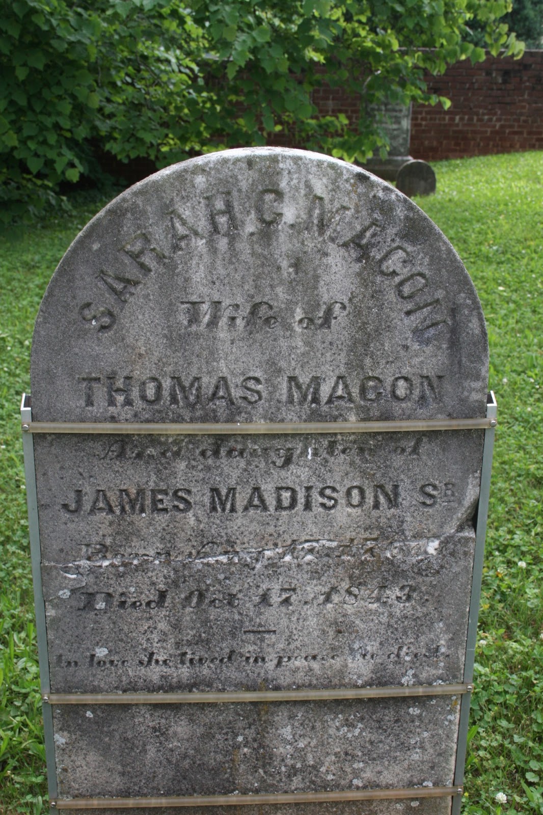 Genealogy: Our Astounding Past: Grave Matters Montpelier Home of ...