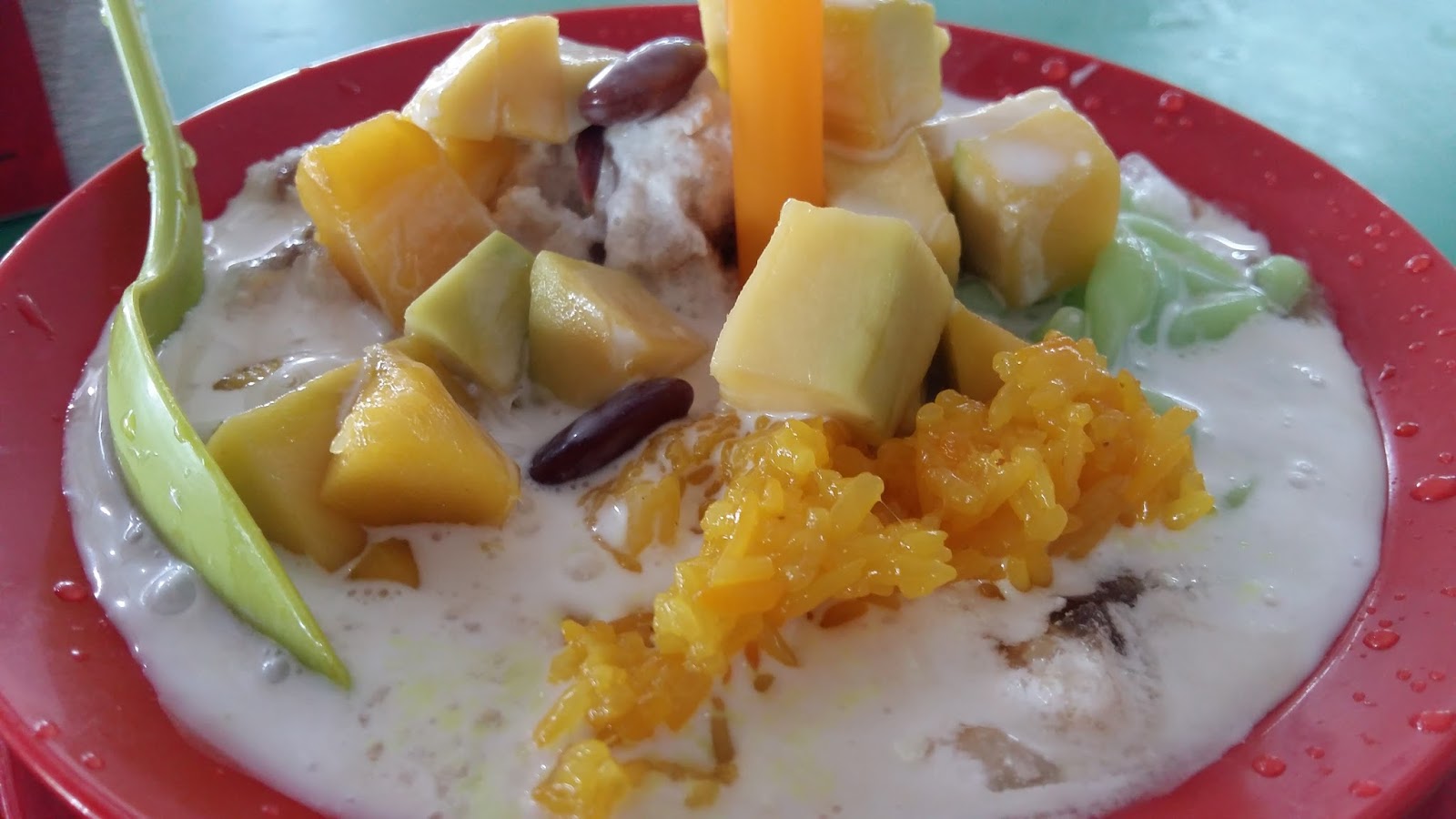 Cendol Mangga @ pauh yang sedap di Restoran Rasa Pedas Kg Mengabang ...