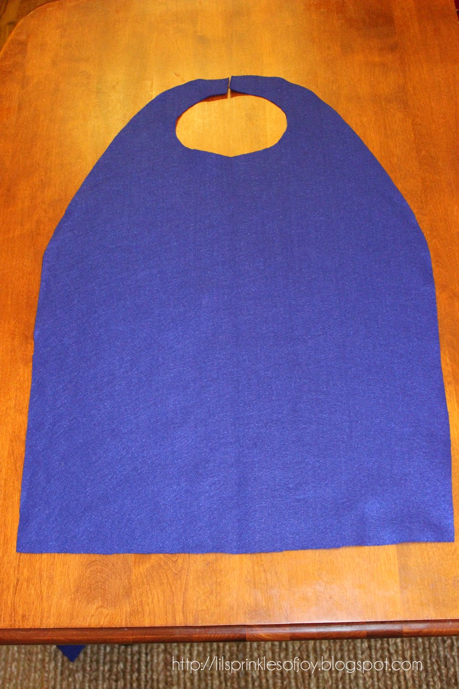 Lil' Sprinkles of Joy: No Sew Superhero Cape Tutorial