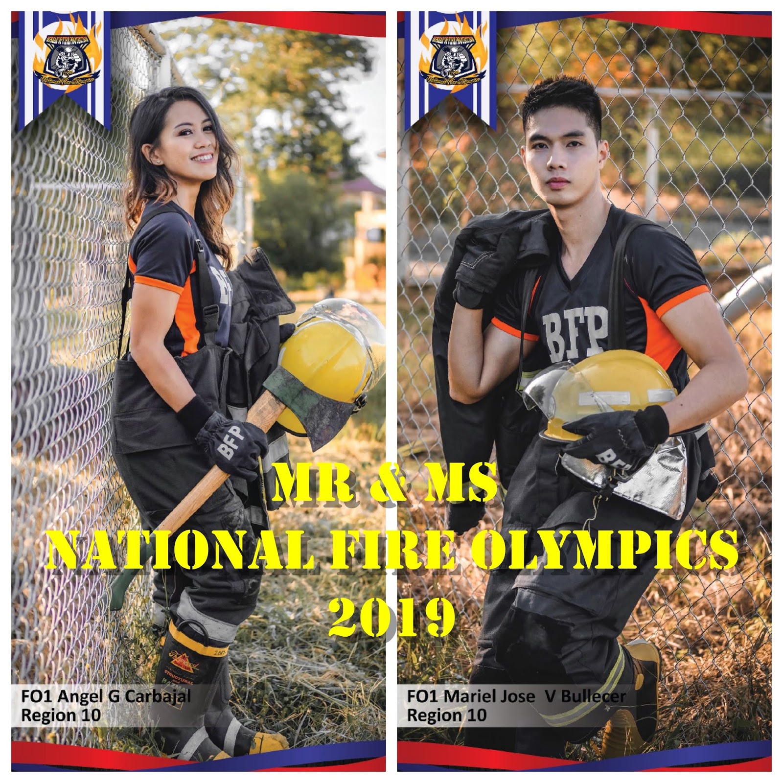 BFP Region 10 Representatives for the Mr & Ms National Fire Olympics ...