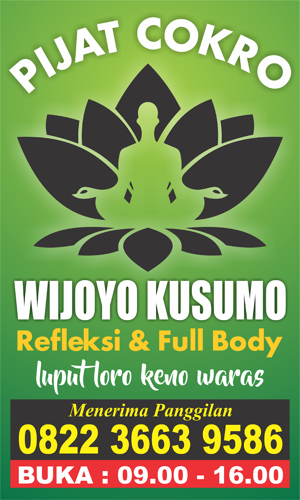 Poster Pijat Refleksi - okey desain