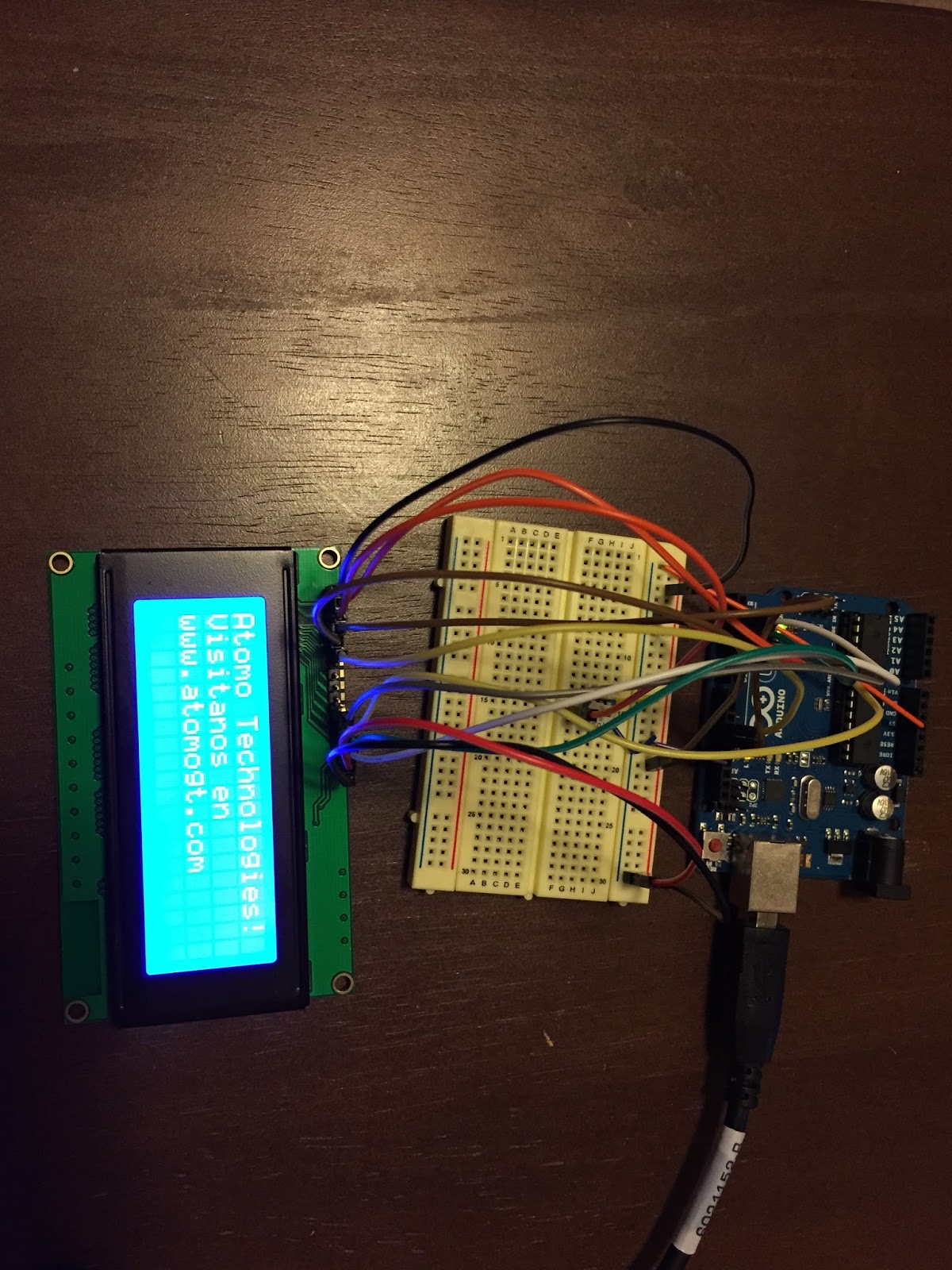 Uso de pantallas LCD con arduino! - Atomo Technologies