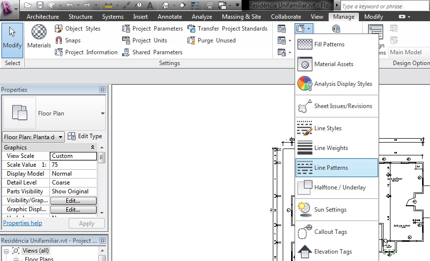 Revitalize-se: Tutorial Revit - Criando novos Line Styles e Line Patterns