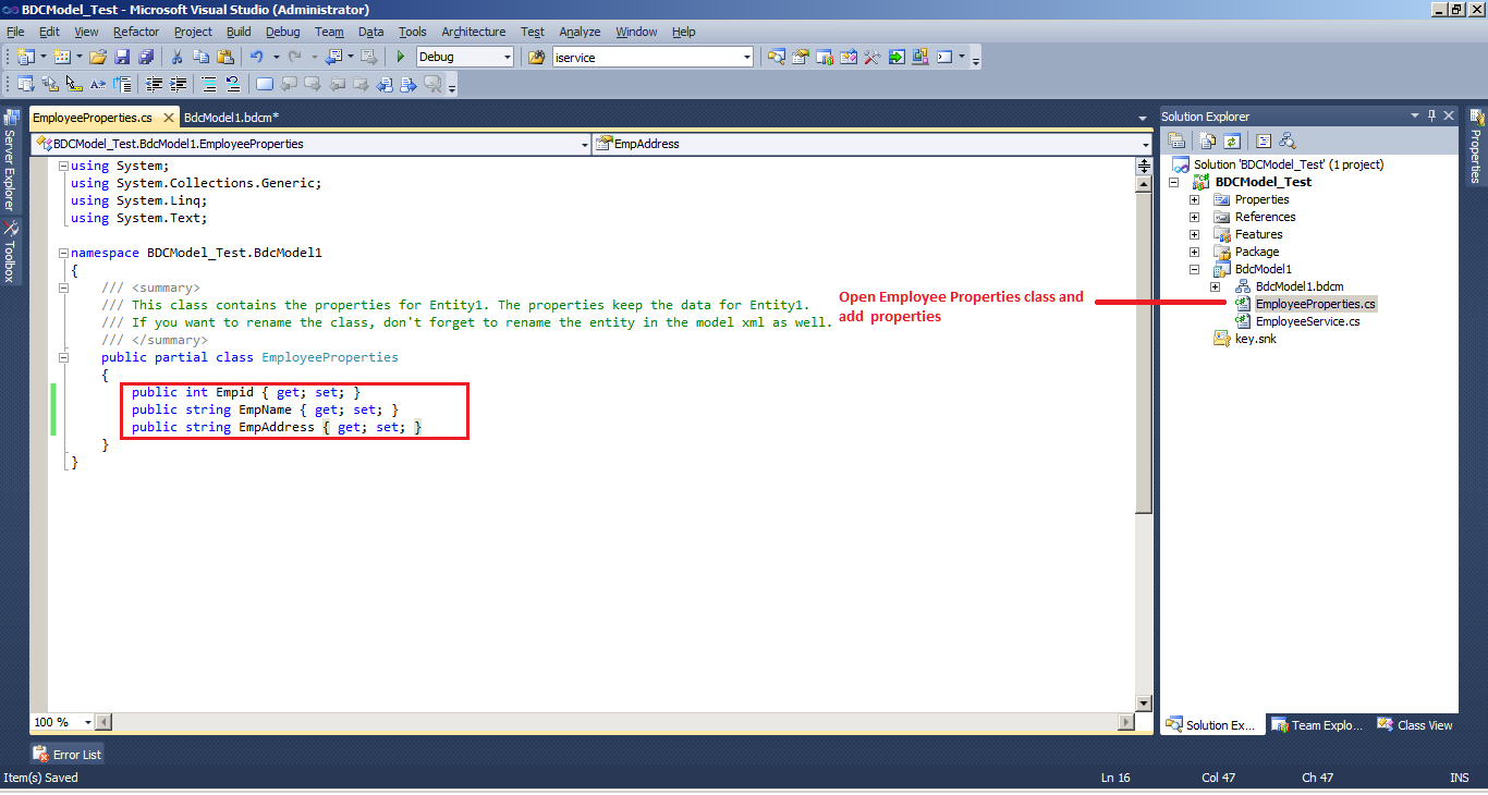 UKReddy SharePoint Journey: Creating a BCS External Content Type using Visual Studio 2010
