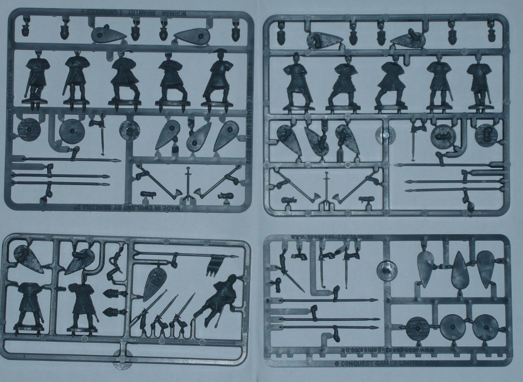 The Gamer's Table: Norman Infantry by Conquest Sprues