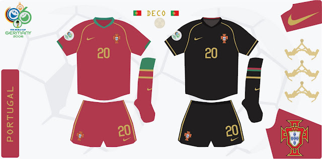 Design Futbol Kits: Portugal 2006 (World Cup)