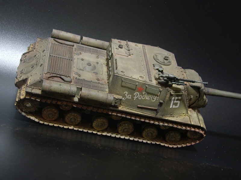 SOVIET TANK DESTROYER ISU-122 蘇俄ISU-122重驅逐戰車