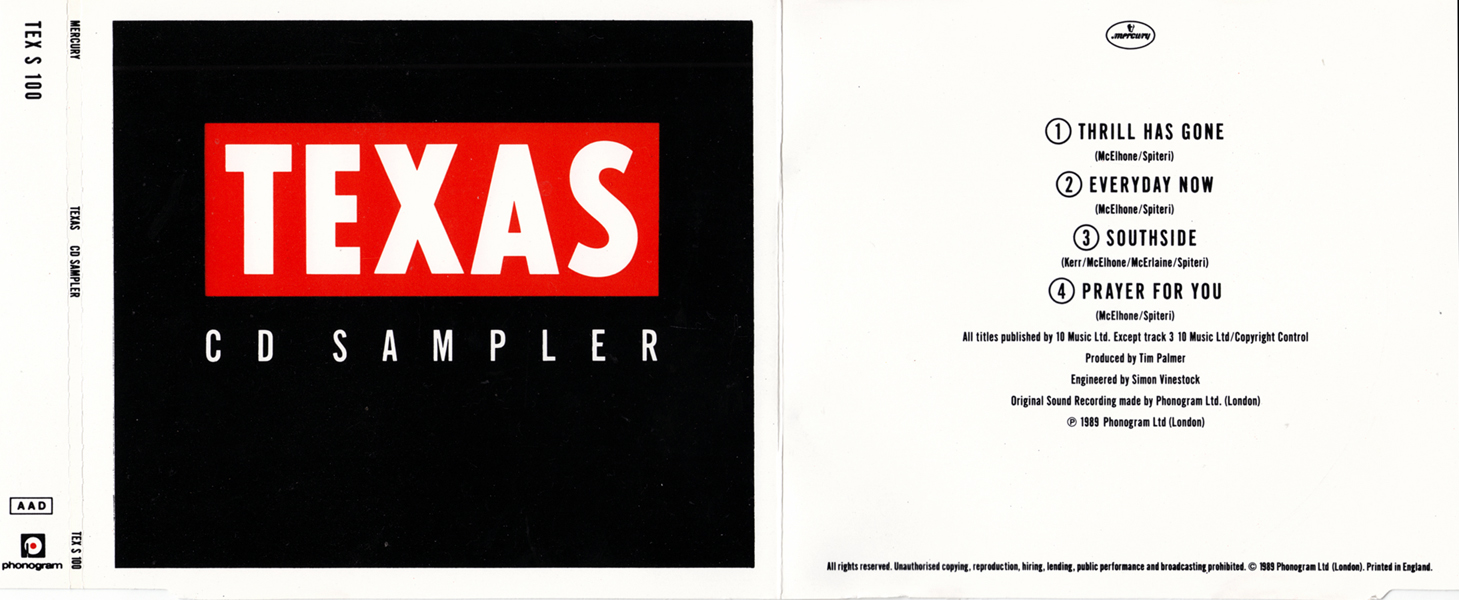 Introuvables: Texas - Southside (1989) - Sampler