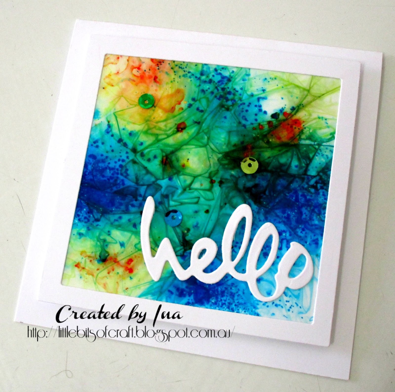 Little Bits of Craft: A Tic Tac Toe 'Hello'