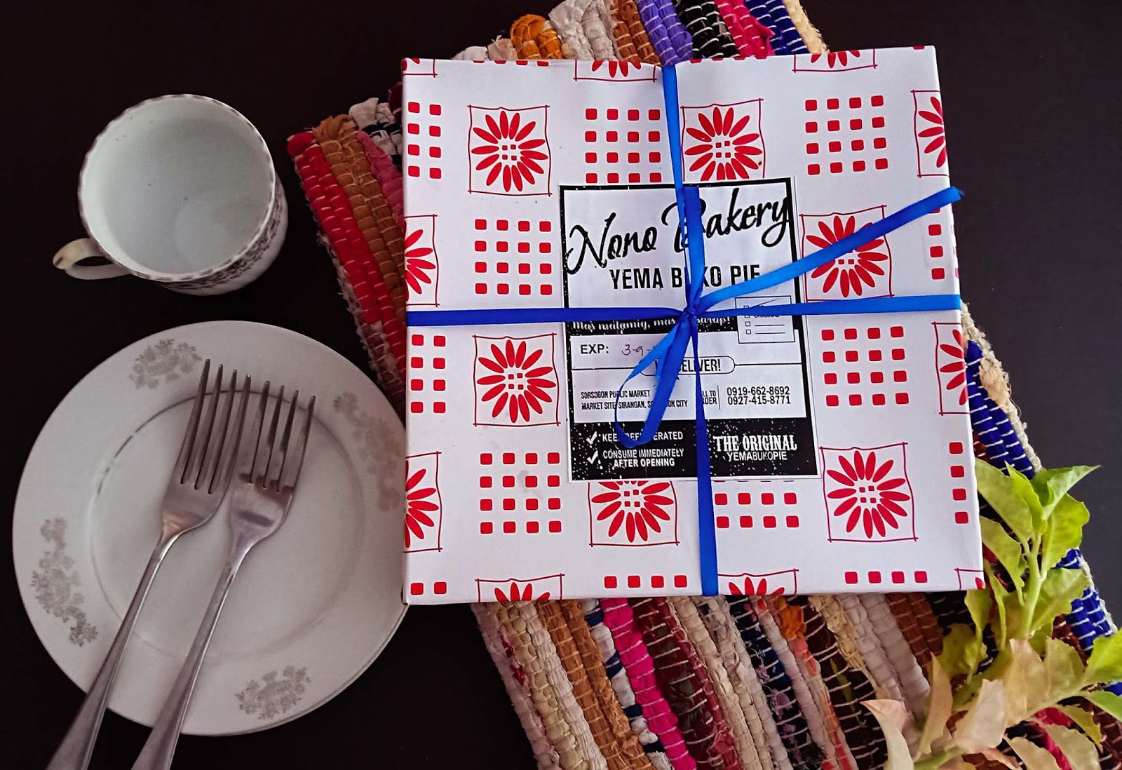 The Pinoy Wanderer: Yema Buko Pie and Ube Buko Pie from Nono Bakery ...