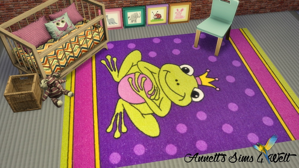 Annett's Sims 4 Welt: Mega Pack - 30 Kids Rugs