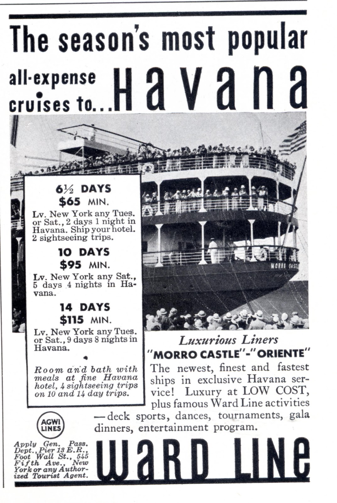 Frank's Place: Ward Line: Morro Castle