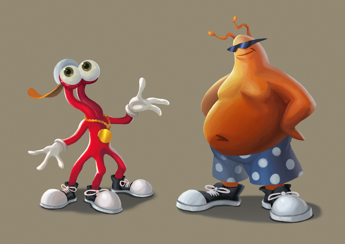 Bendragon Art: ToeJam and Earl
