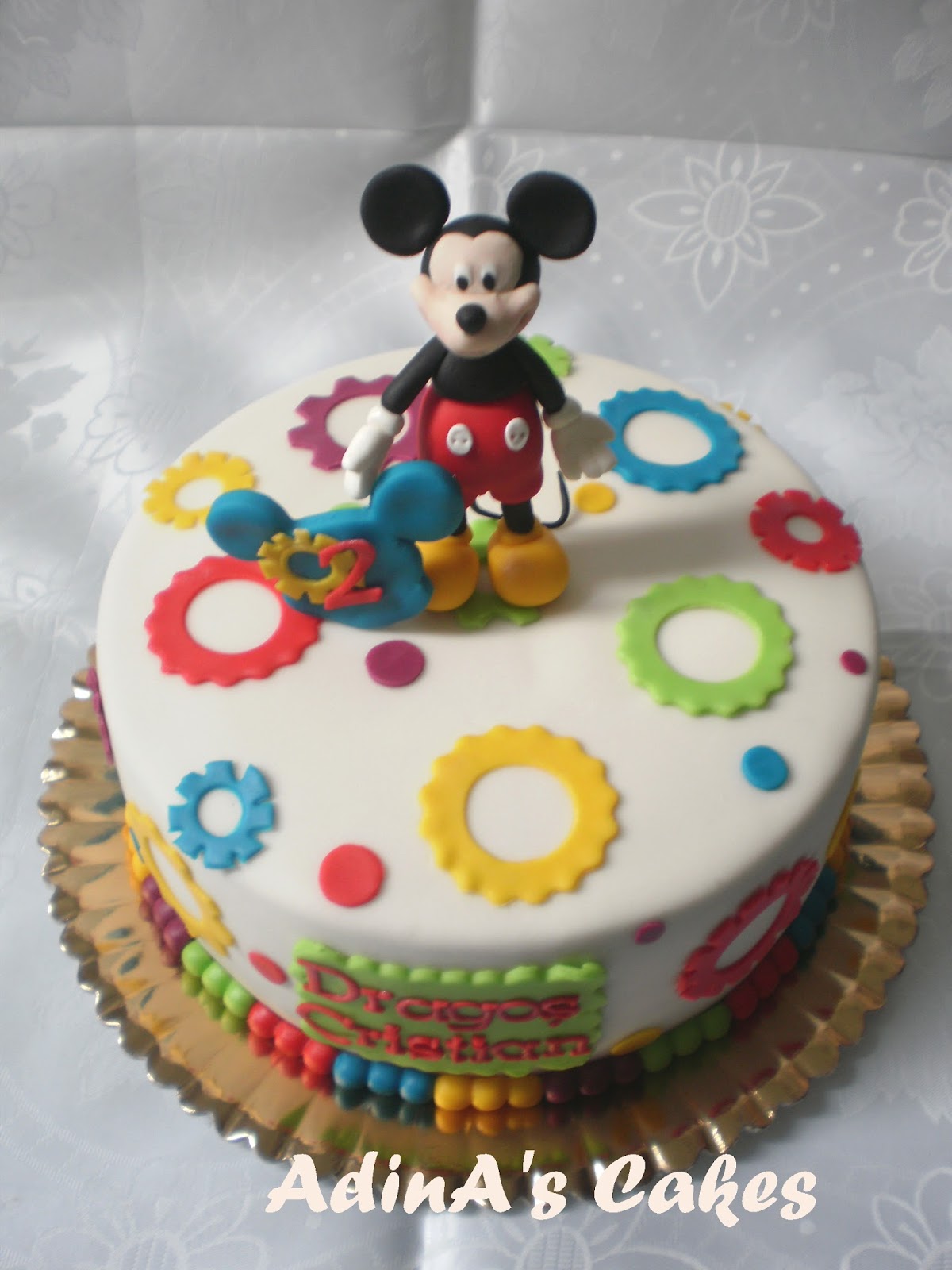 AdinA's Cakes -Torturi magice in Galati: TORT CU MICKEY MOUSE