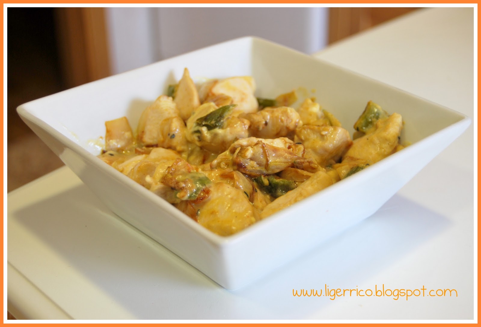 ligero y rico: Pollo con crema de papaya y comino