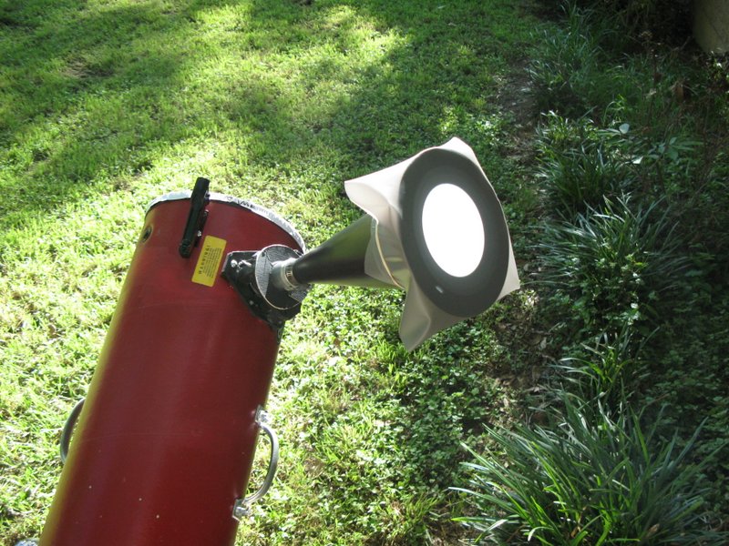 Pruss's Amateur Astronomy: Sun funnel done