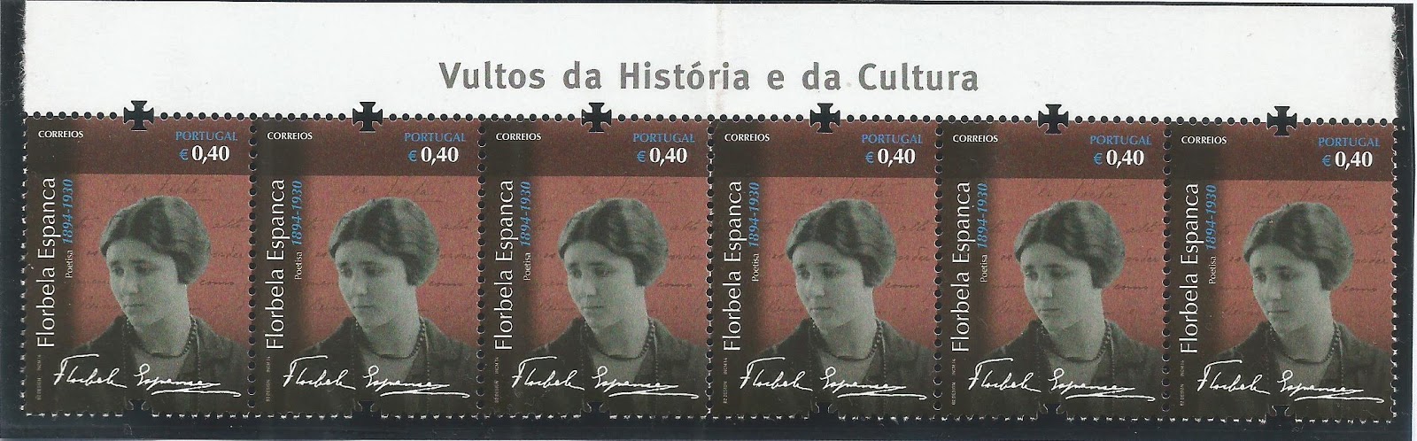 Inteiros Postais de Portugal: Florbela Espanca (1894 - 1930)