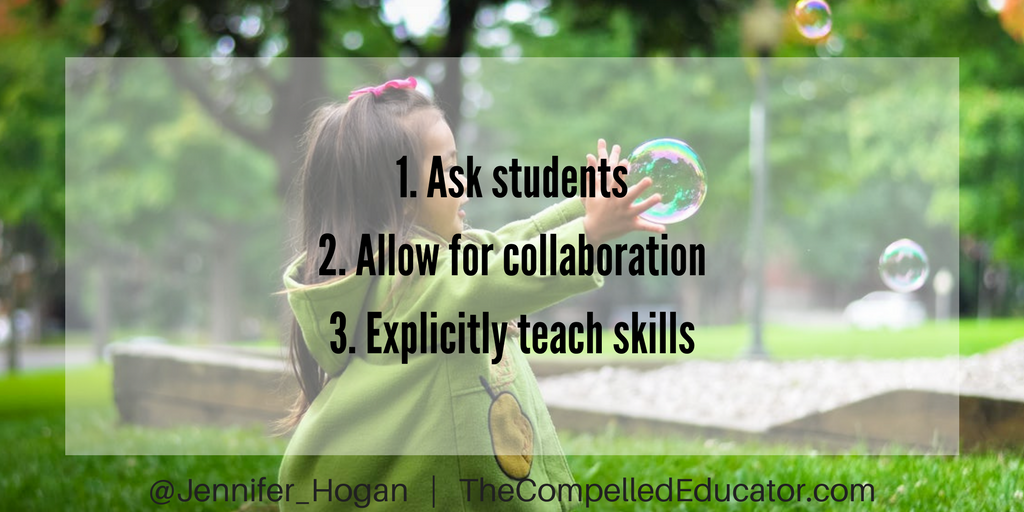 The Compelled Educator: Student Choice as an instructional strategy ...