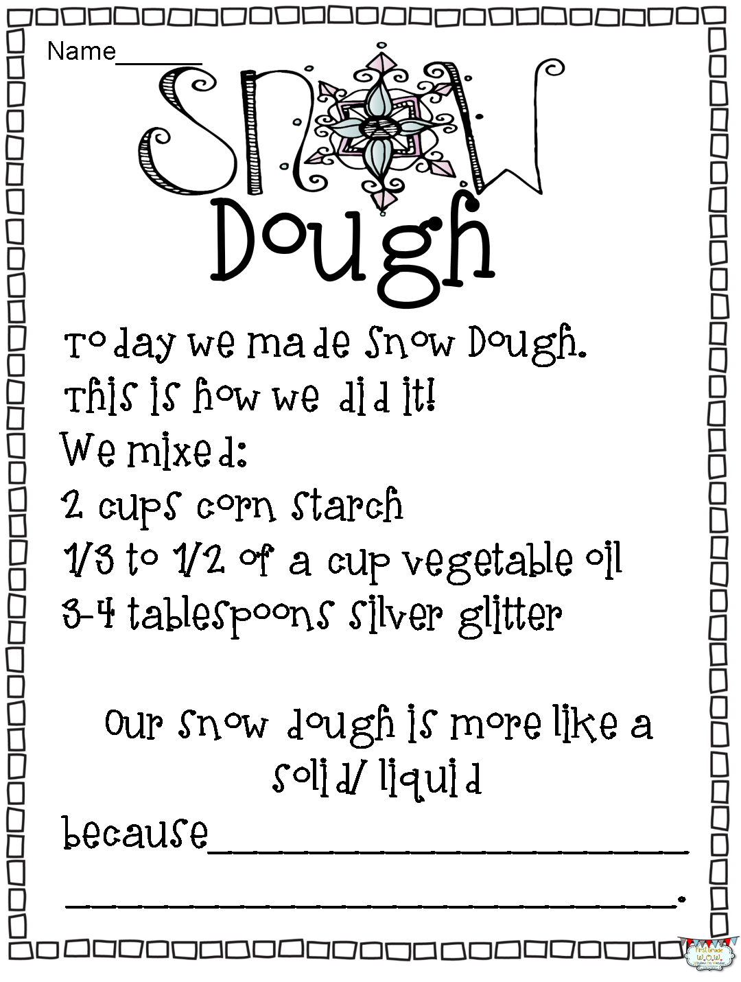 First Grade Wow: Let it Snow 2018 and 100th Day 2018
