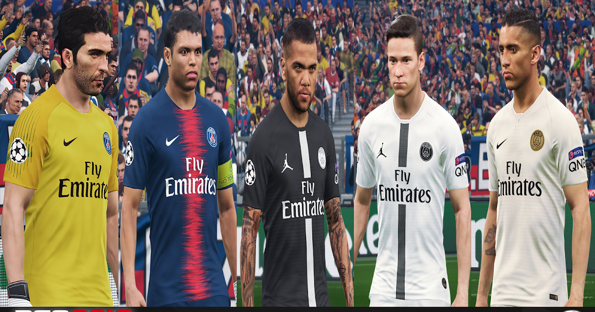 pes-modif: PES 2018 Paris Saint-Germain Kits 2018-2019 From PES 2019 By ...